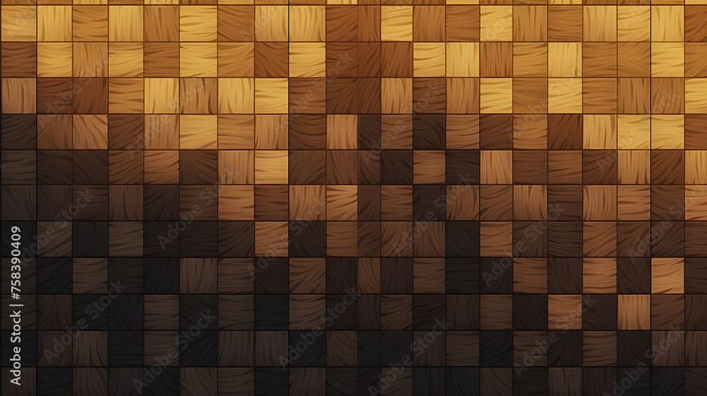 An impeccably crafted pixel art background displaying a flawless wood ...