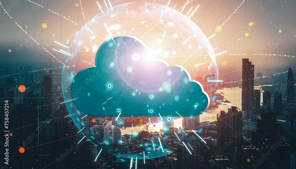 Cloud computing technology and online data storage for business network ...