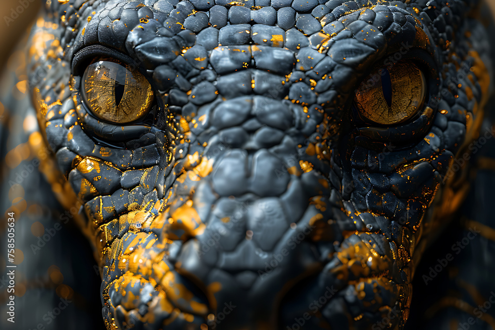 A striking depiction of Apophis, the ancient Egyptian deity symbolizing ...