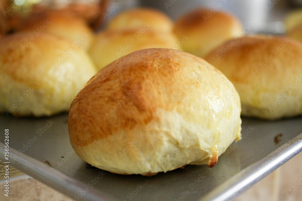 Pisang Bolen, a typical Indonesian snack made from crispy pastry shells ...