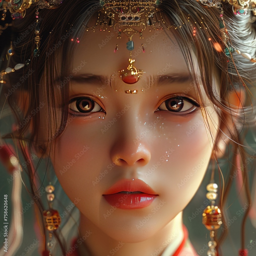ภาพประกอบสต็อก Create a digital artwork inspired by the aesthetics of ...