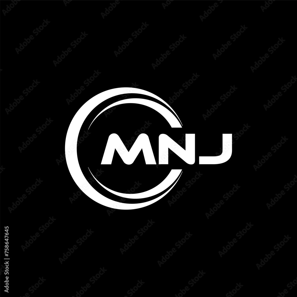 MNJ Logo Design, Inspiration for a Unique Identity. Modern Elegance and ...