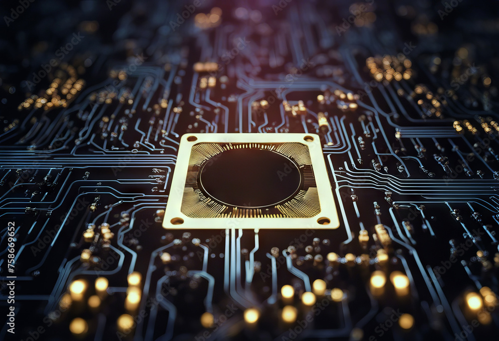 processor abstract technology digital chips computer science circuit ...