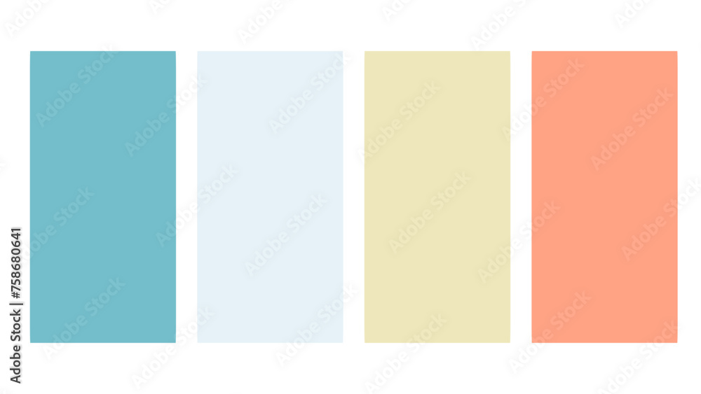 Blue and orange color palette. Set of bright color palette combination in rgb hex. Color palette ...
