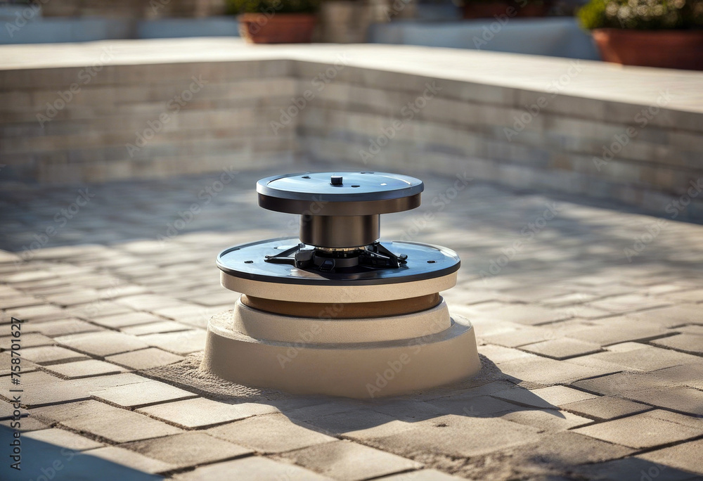 deck support Raised bearer bedding used paver sand adjustable pavers ...