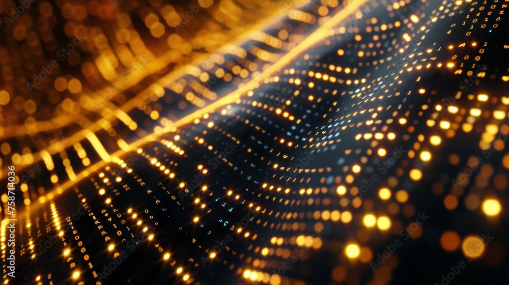 Artificial intelligence intersects with technology in a visually ...