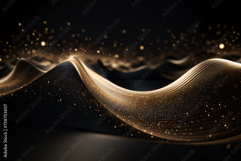 Black gold abstract background, abstract black gold background design ...