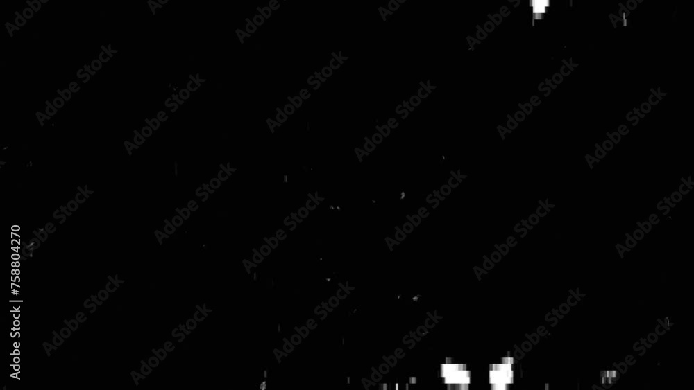 4K animation. Dust and grain on old damaged film surface Dynamic film ...