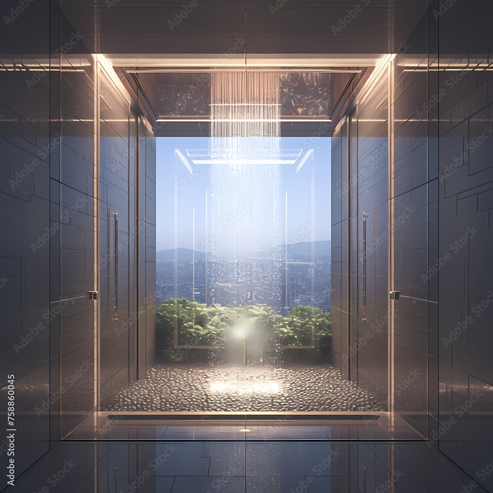 Elegant Rain Feature Unveiled by Gorgeous Copper Panel Stock ...