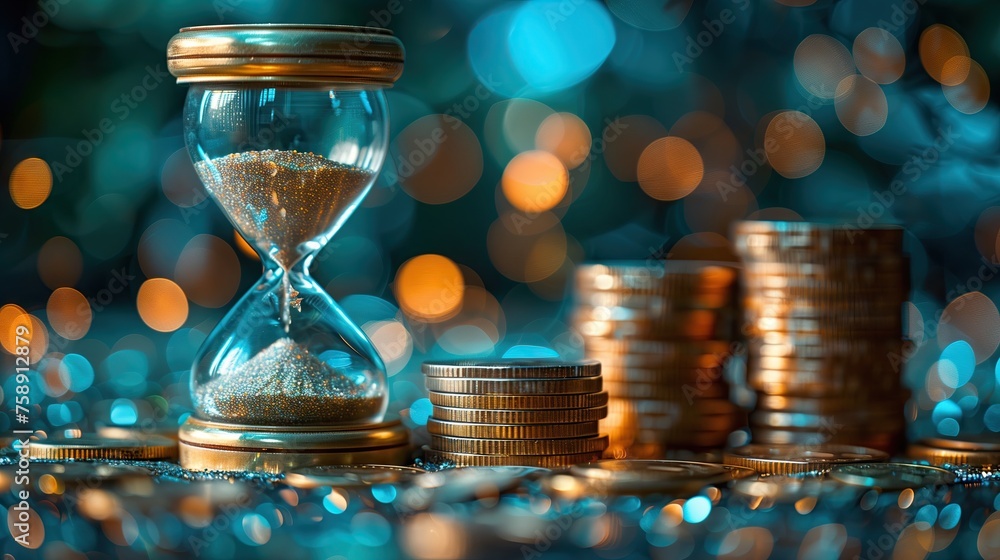 Show a visual representation of the time value of money concept ...