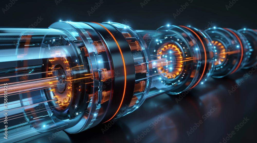 Comprehensive diagram depicts detailed structure of fiber optic cable ...