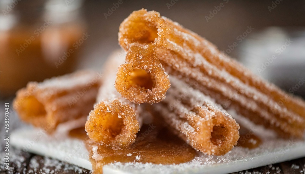 Churros com doce de leite ( Dulce de leche ). Comida, sobremesa, doce ...