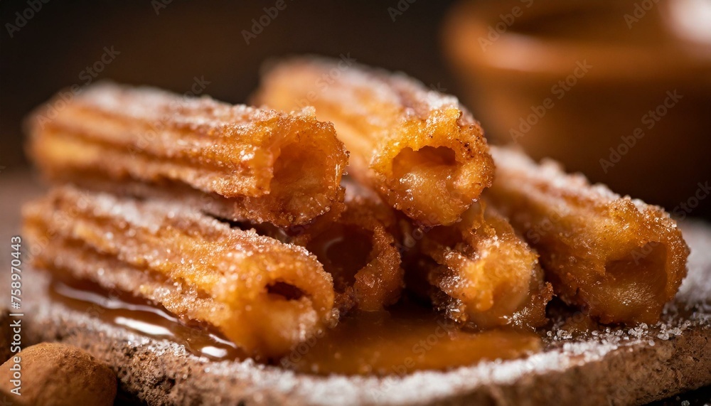Churros com doce de leite ( Dulce de leche ). Comida, sobremesa, doce ...
