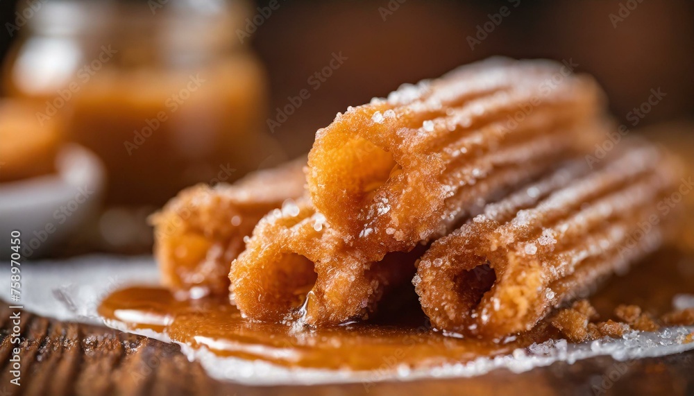 Churros com doce de leite ( Dulce de leche ). Comida, sobremesa, doce ...