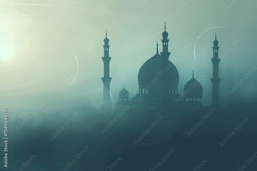 minimalist, islamic, background, wallpaper, banner, arabian, culture ...