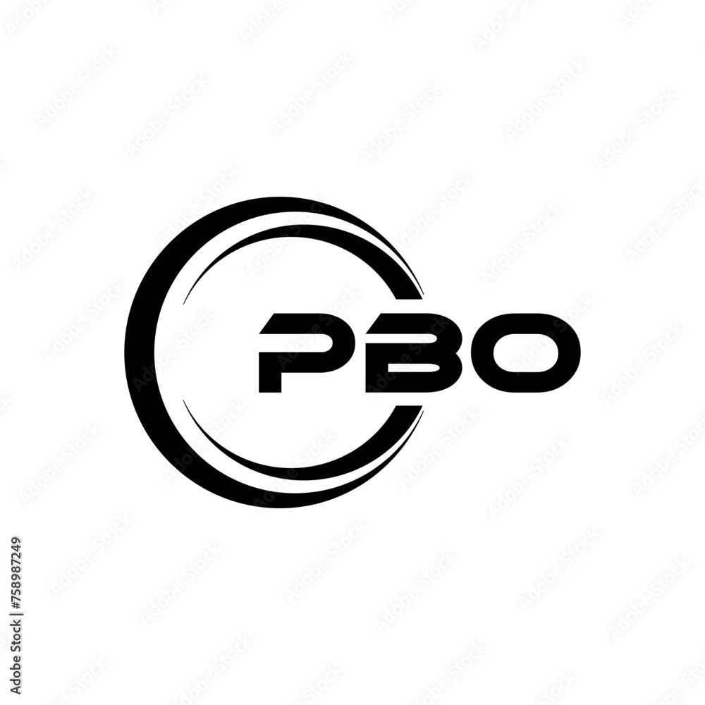 PBO Letter Logo Design, Inspiration for a Unique Identity. Modern ...