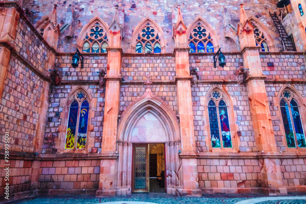 Zacatecas, Zacatecas Mexico, July 25 2023 temple of our lady of fatima ...