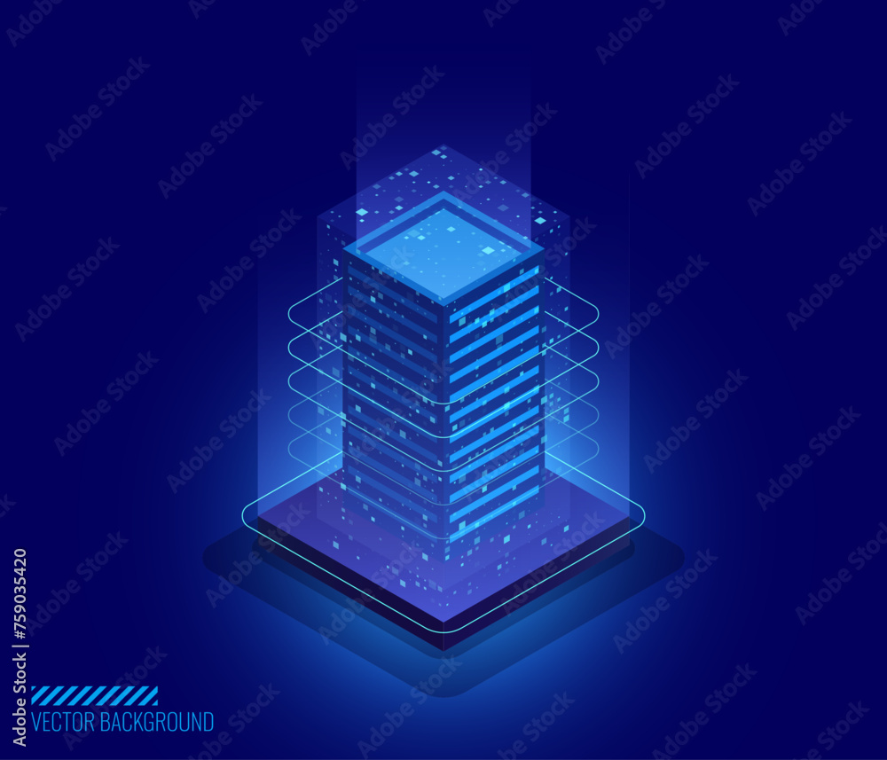 Artificial Intelligence 3D Cube Isometric Icon. Big Data Server Storage ... Artificial Intelligence 3D Cube Isometric Icon. Big Data Server Storage ...