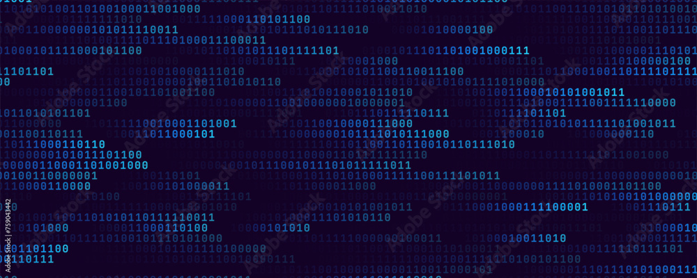 Abstract Binary Software Programming Code Background Random Parts Of Program Code Digital Data