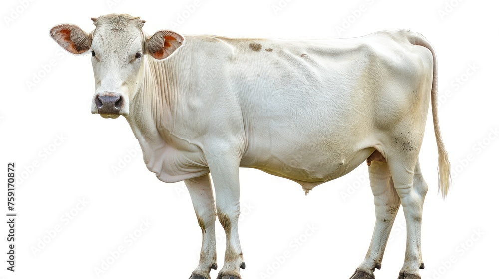 Animal cow isolated on transparent background AI generated image Stock ...