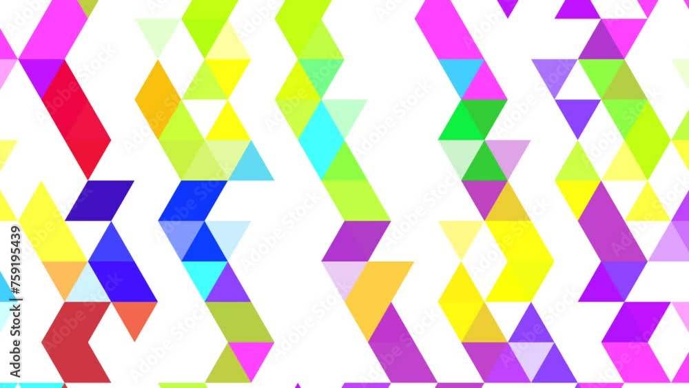 Background rainbow triangle. Modern abstract art design with liquid ...