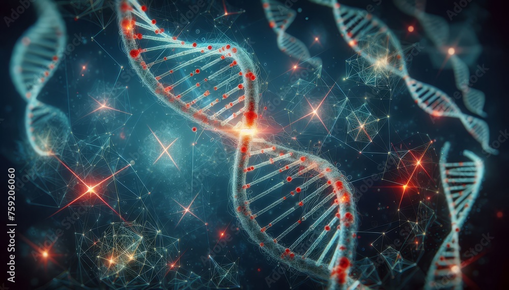 Study of the DNA structure of energy connections of the microcosm ...