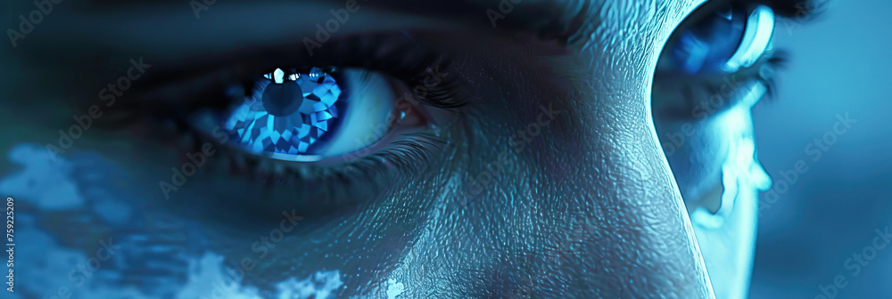 Sapphire Strife: Peering into the Abyss of Human Conflict, Enveloped in ...