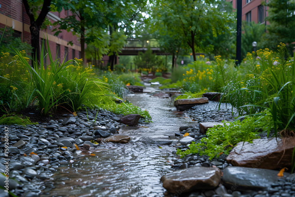 Green infrastructure and sustainable urban planning managing stormwater ...