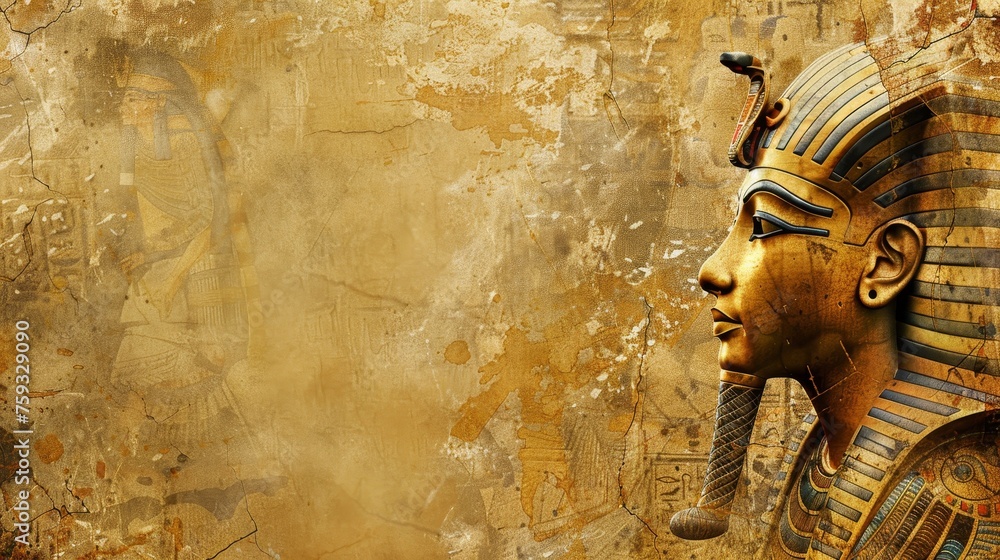 a golden yellow ancient egypt texture wallpaper background with a lot ...