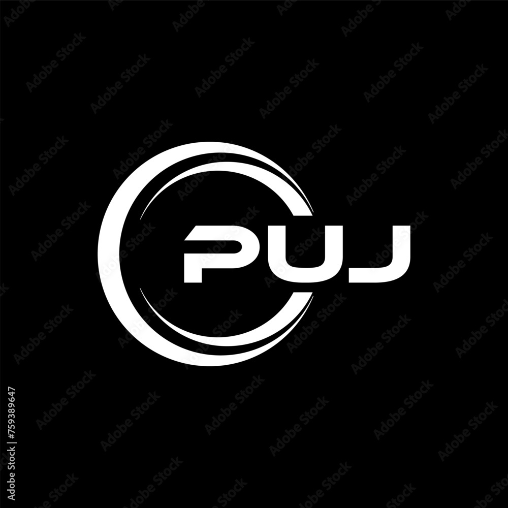 PUJ Letter Logo Design, Inspiration for a Unique Identity. Modern ...