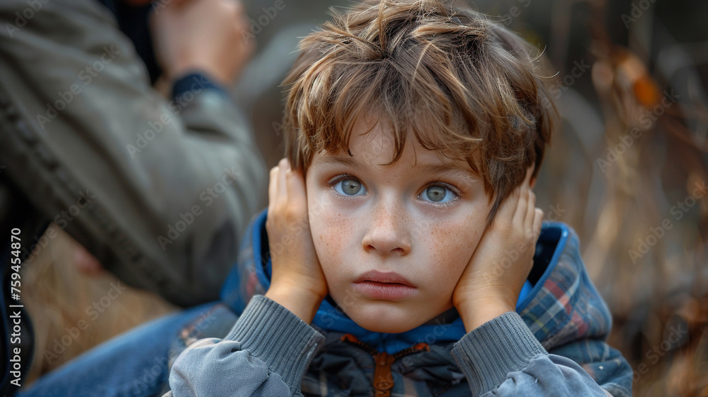 Portrait photo of small children with Autism Spectrum Disorder, ASD ...