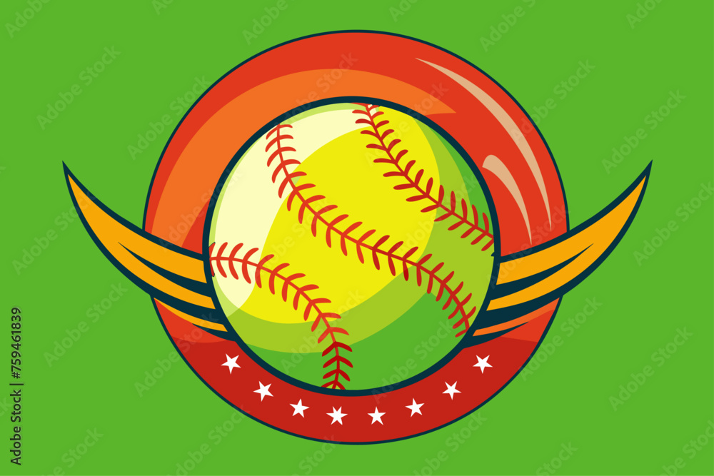 A dirt infield with green grass in the outfield and clear blue skies ...