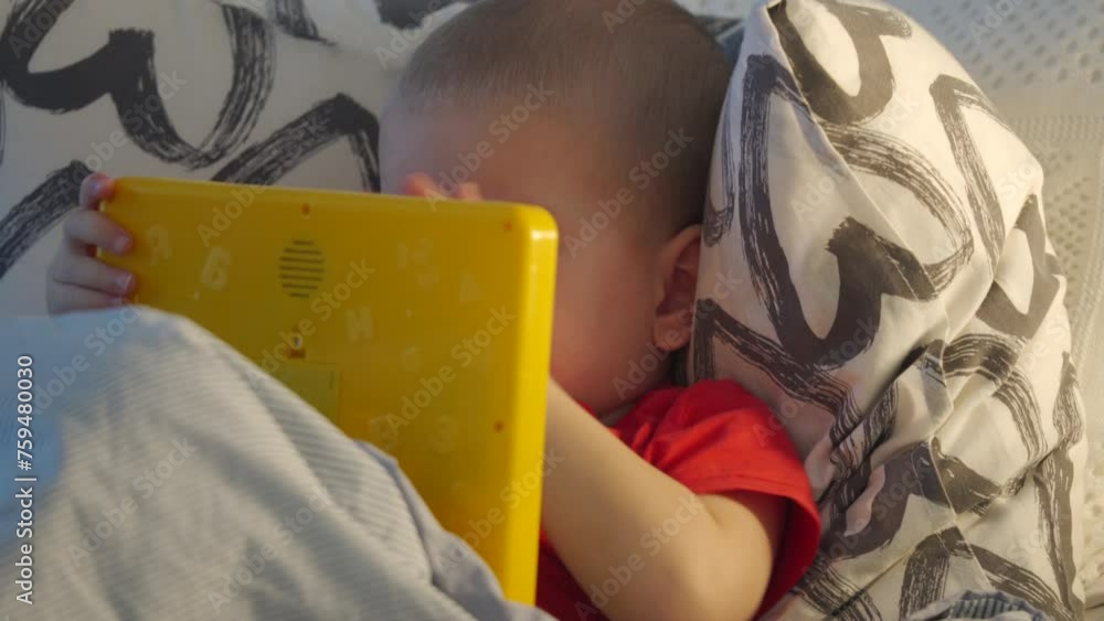 child learning alphabet on smarty alphabet tablet to learn letters, ABC ...