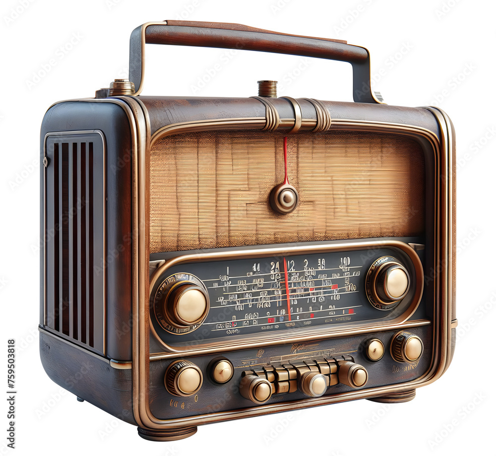Old radio png vintage radio png retro radio png classic radio png ...
