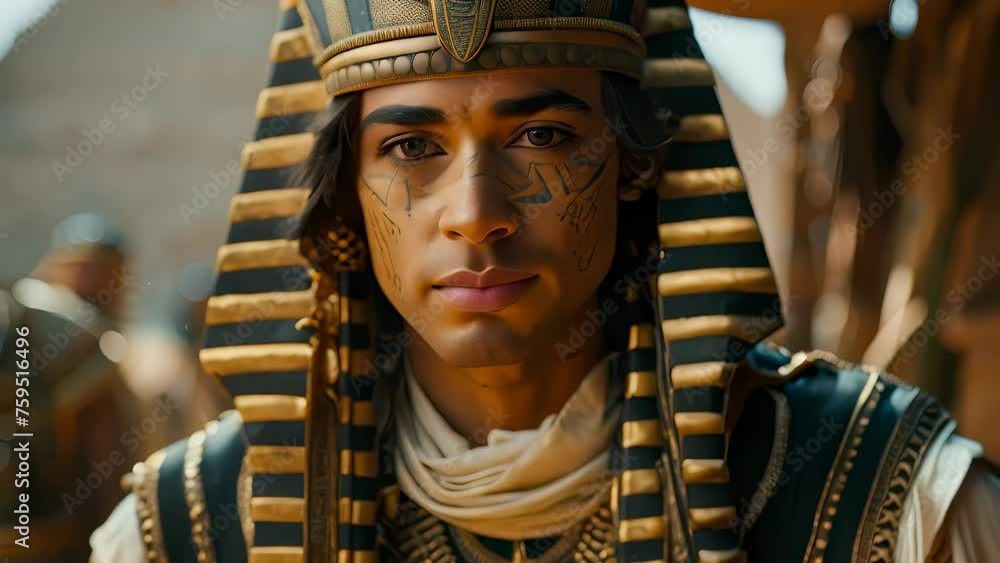 4K HD video clips Pharaoh" is used for those rulers of Ancient Egypt ...