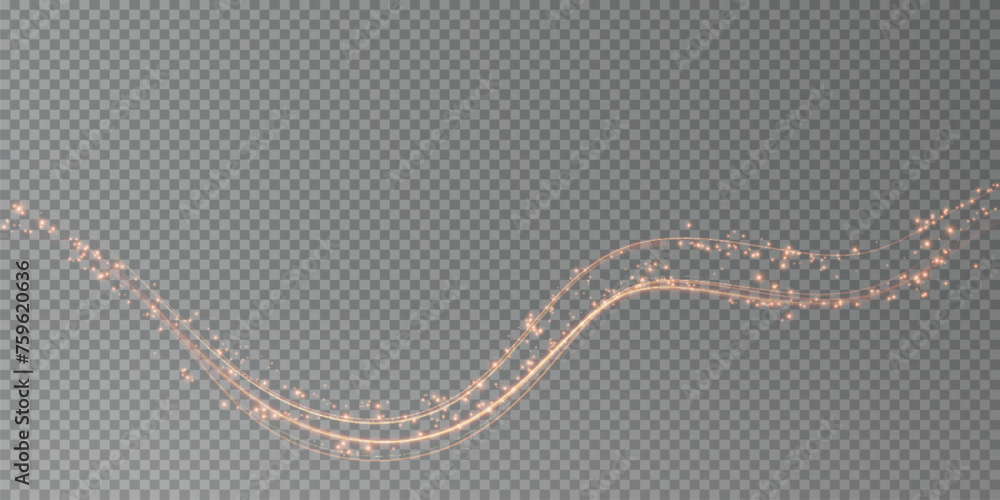 Luminous gold podium lines png of speed. Light glowing effect png ...