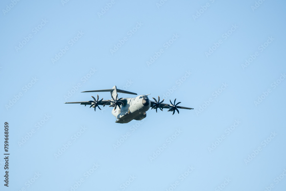 RAF Royal Air Force Airbus A400M Atlas military transport plane on a ...