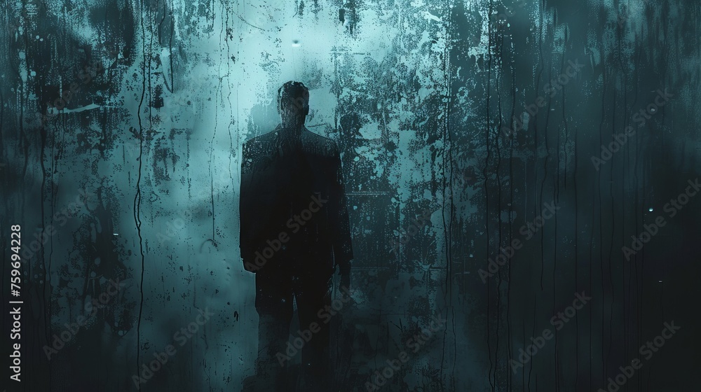 Abstract noir film aesthetics collide with the forensic details of a ...