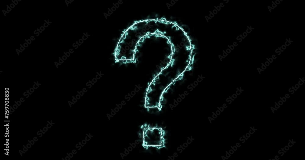 Question mark with Saber light. simplicity, survey, asking icon set ...