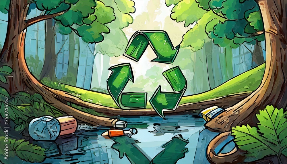 , e-waste, electronics waste for reuse and recycle concept. Recycling ...