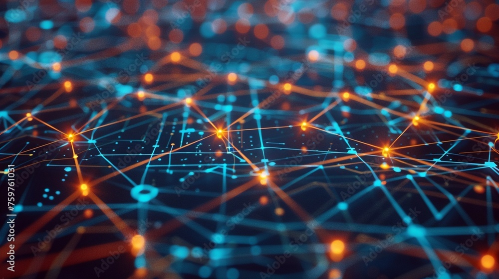 Decentralized finance visualized through an intricate network of ...