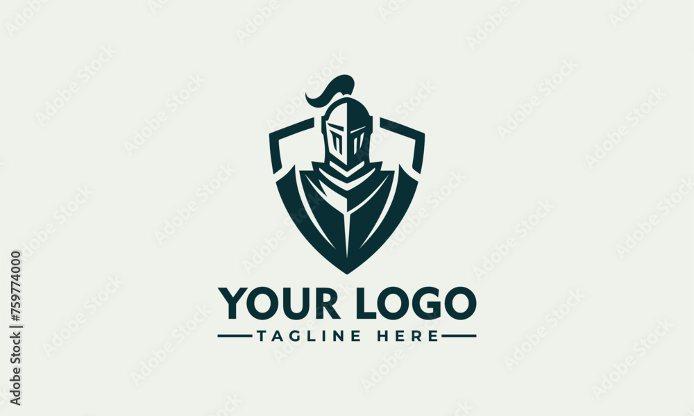 Simple Knight Rider Logo Vector Unique and Striking Design for Brand ...