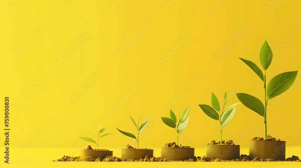 Illustrate a graph depicting the exponential growth of investment ...