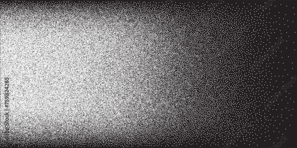 Stipple texture, pointillism vector illustration. Abstract dusty ...