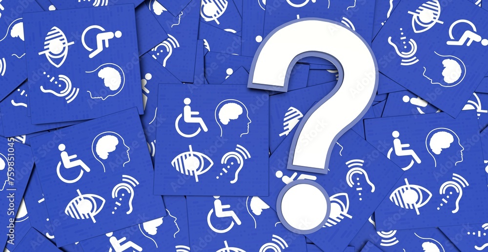 Disabled, Disability Signs, Icons are Visual Presentation - Visual ...