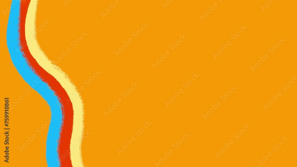 Animated transitions for kids channel or show. Pastel seamless loop ...