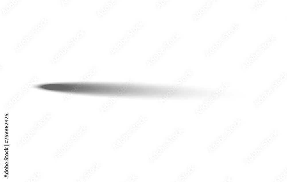 Shadow strips, realistic round overlay effect isolated on transparent ...