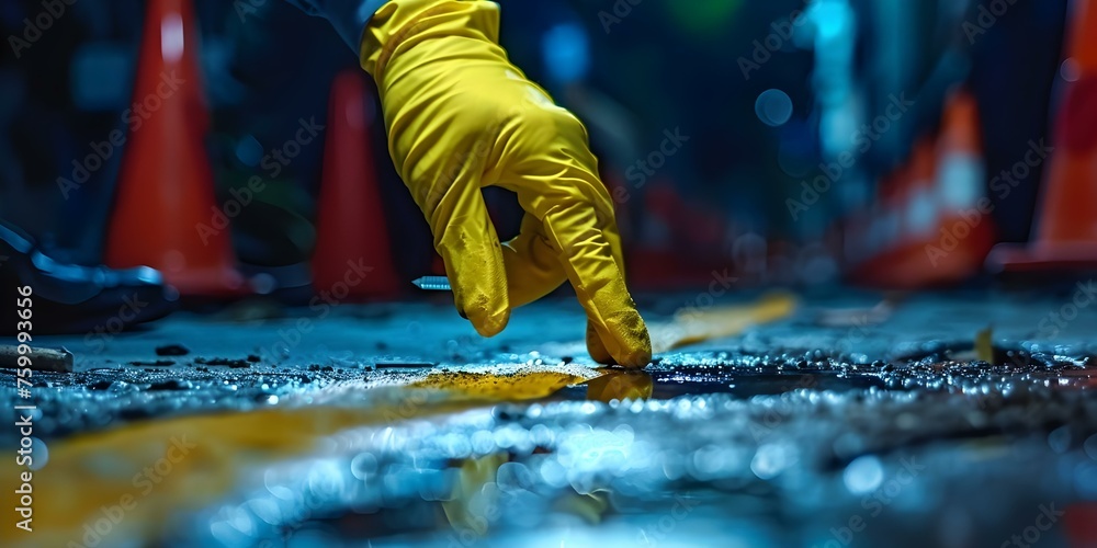 Analyzing Evidence: Detective's Methodical Approach to Solving Crime ...