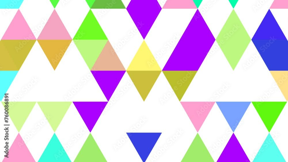 Background rainbow triangle. Modern abstract art design with liquid ...