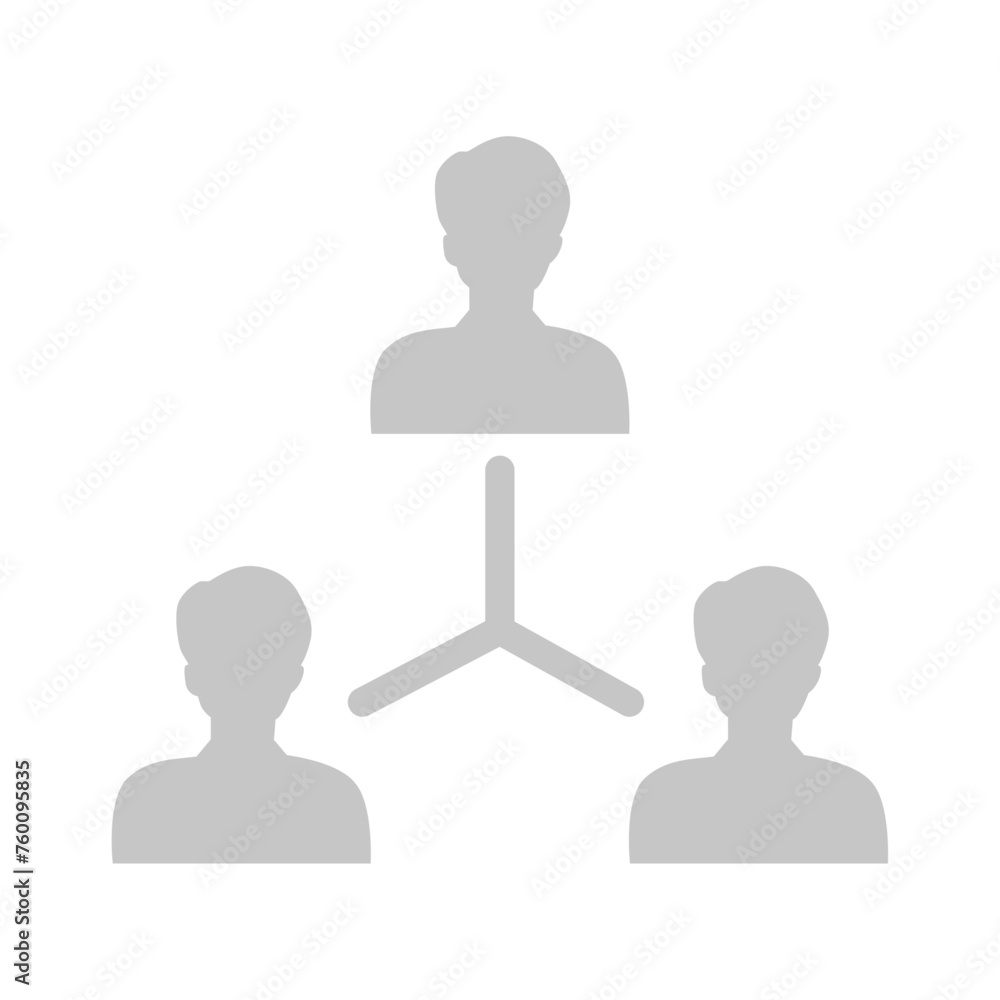 Vector flat illustration in grayscale. Avatar, user profile, person ...